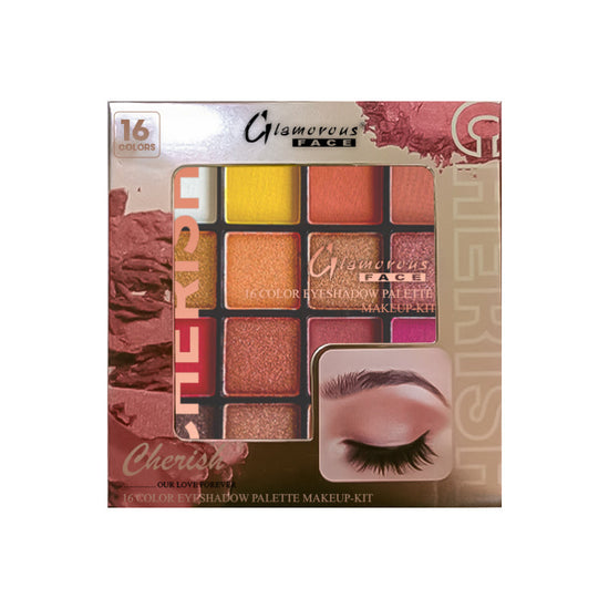 Glamorous Face - 16 Color Cherish Eyeshadow Palette – Highfy.pk