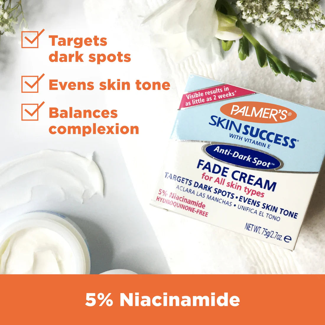 Palmer's - Anti-Dark Spot Fade Cream, For all Skin Types - 75G – Highfy.pk