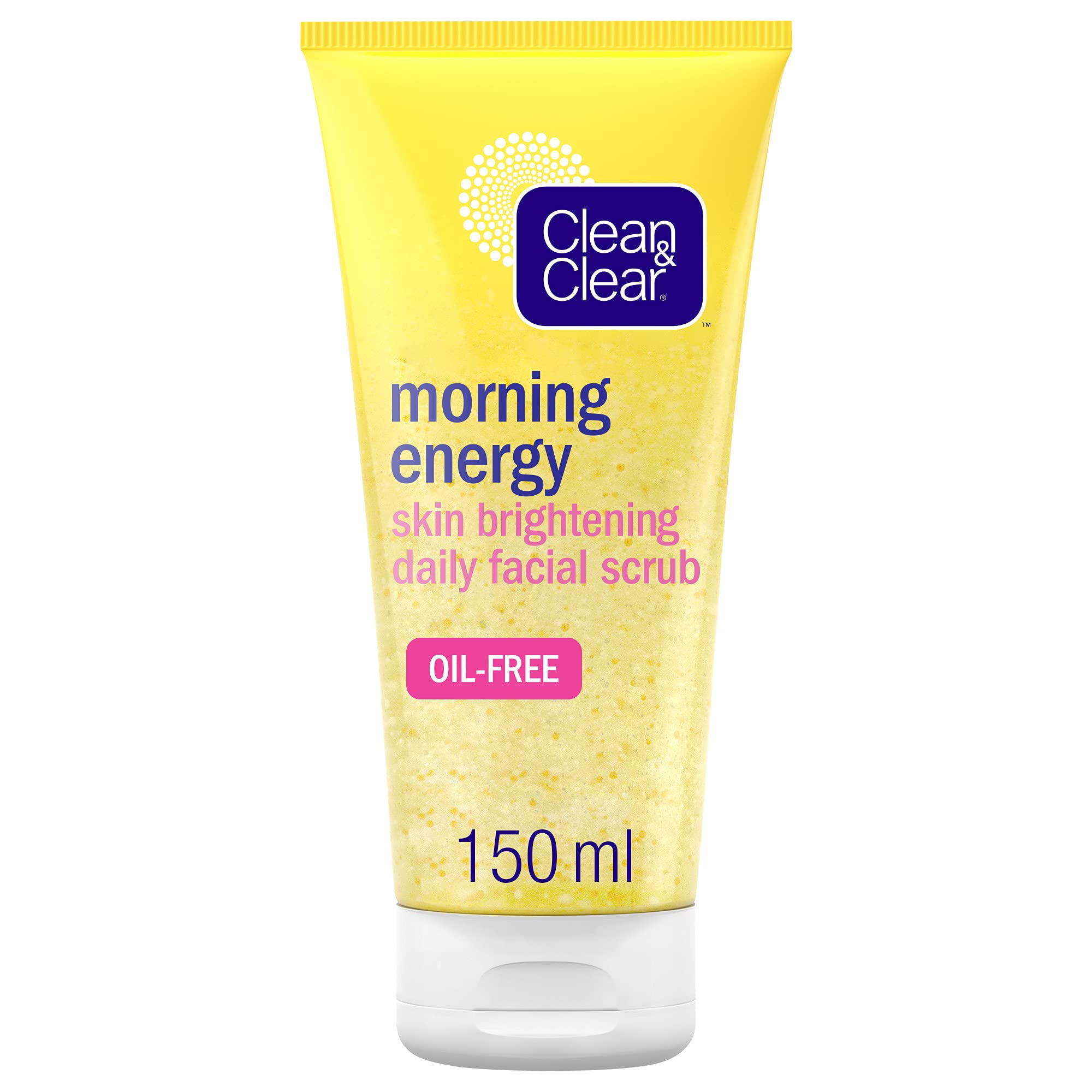 Clean & Clear Daily Facial Scrub Skin Brightening Morning Energy 150Ml ...