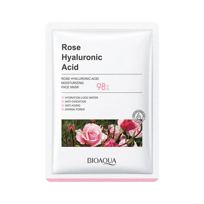 Bioaqua - Rose Hyaluronic Acid Moisturizing Face Mask 25G - 1 PC ...