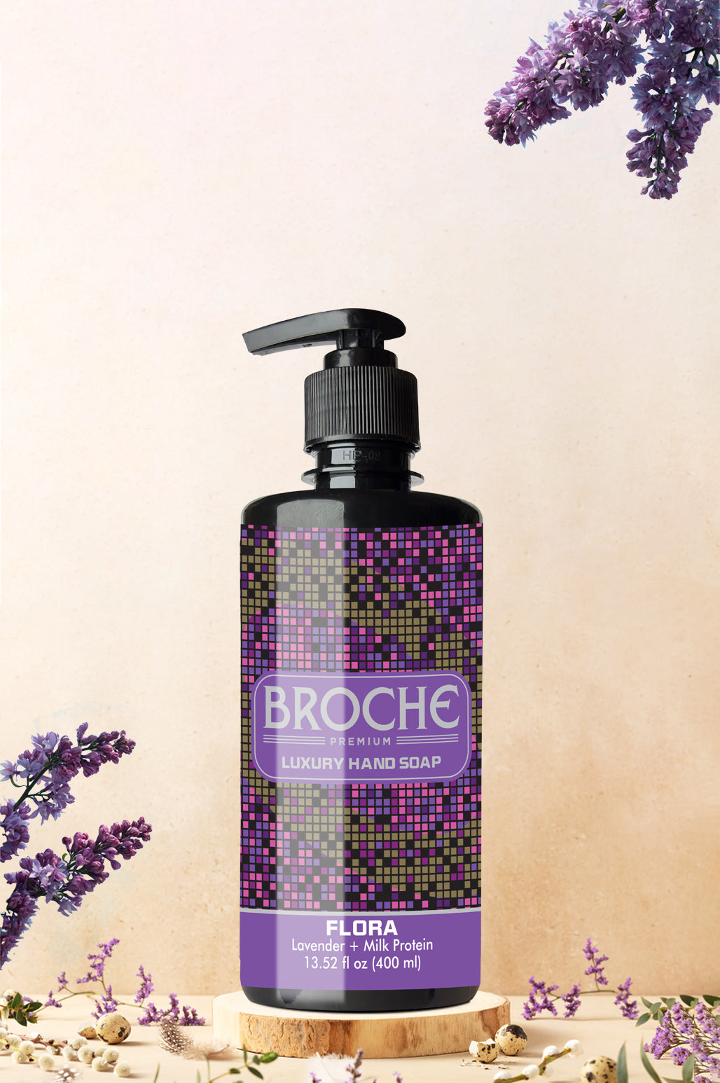 Broche Hand Wash Flora 400ml - Gentle & Floral Freshness - Highfy.pk