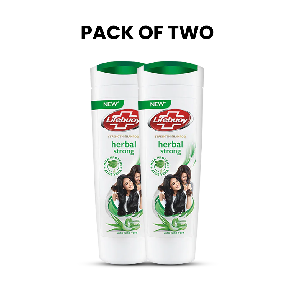 Bundle - Pack of 2 Lifebuoy Shampoo Herbal - 650ml - Highfy.pk