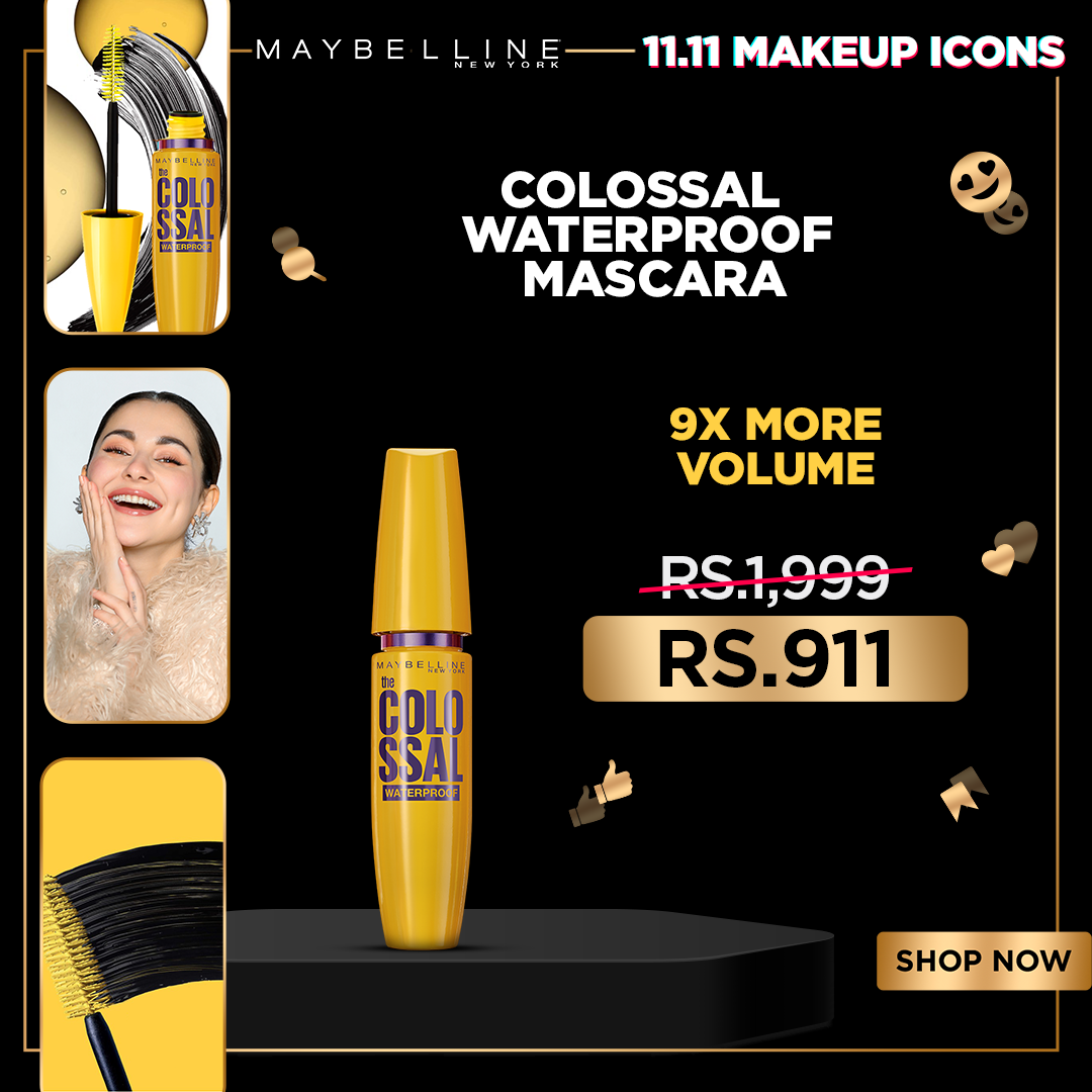 L'Oreal Mega Deals - Maybelline The Colossal Waterproof Mascara 9.2Ml ...
