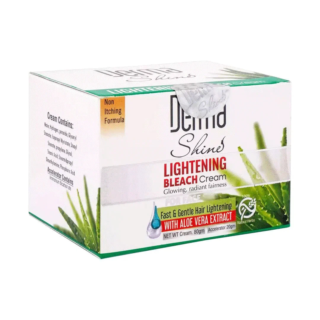 Derma Shine Aleo Vera Lightening Bleach Cream 60G – Highfy.pk