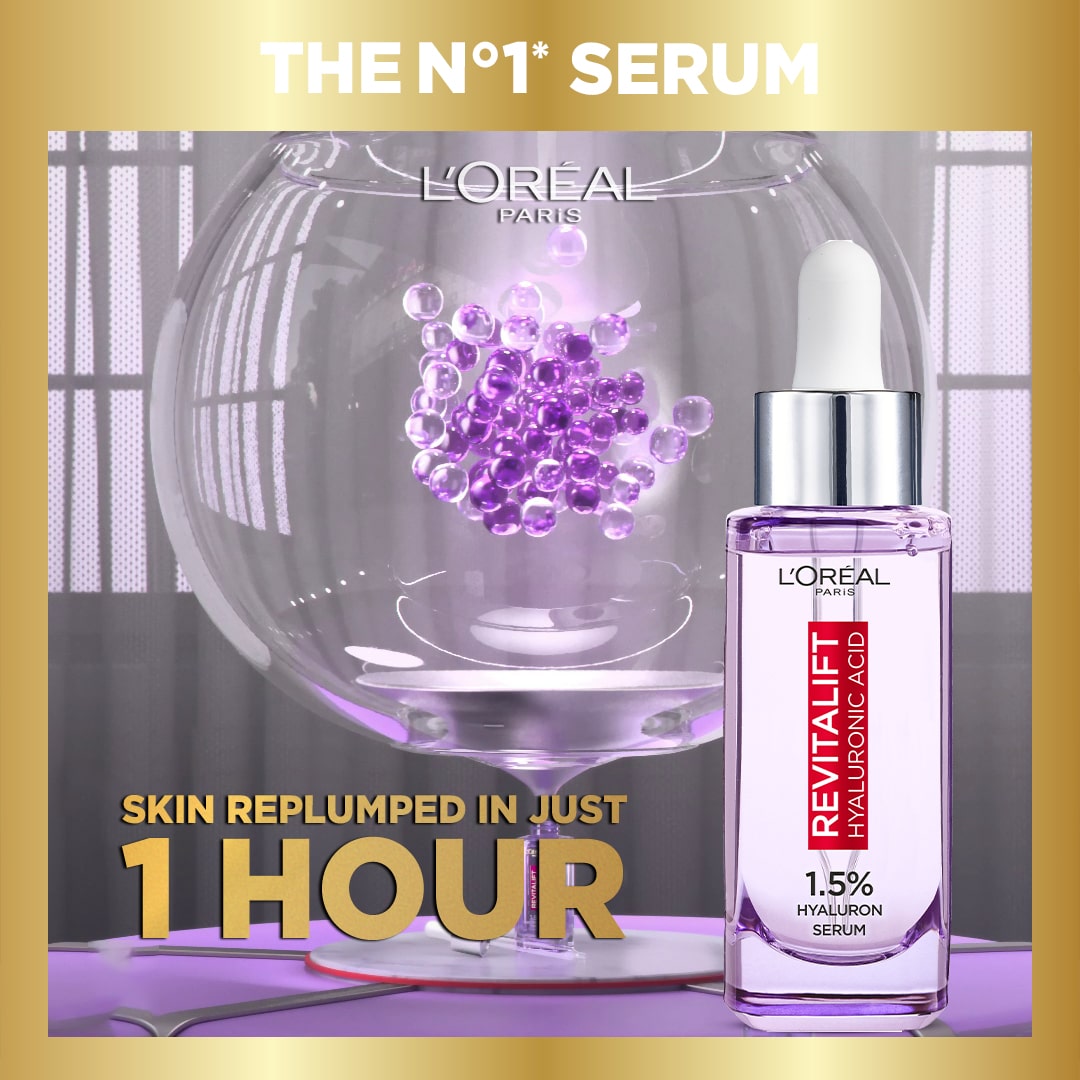 L'Oreal Paris Revitalift 1.5% Hyaluronic Acid Face Serum 30 Ml – Highfy.pk