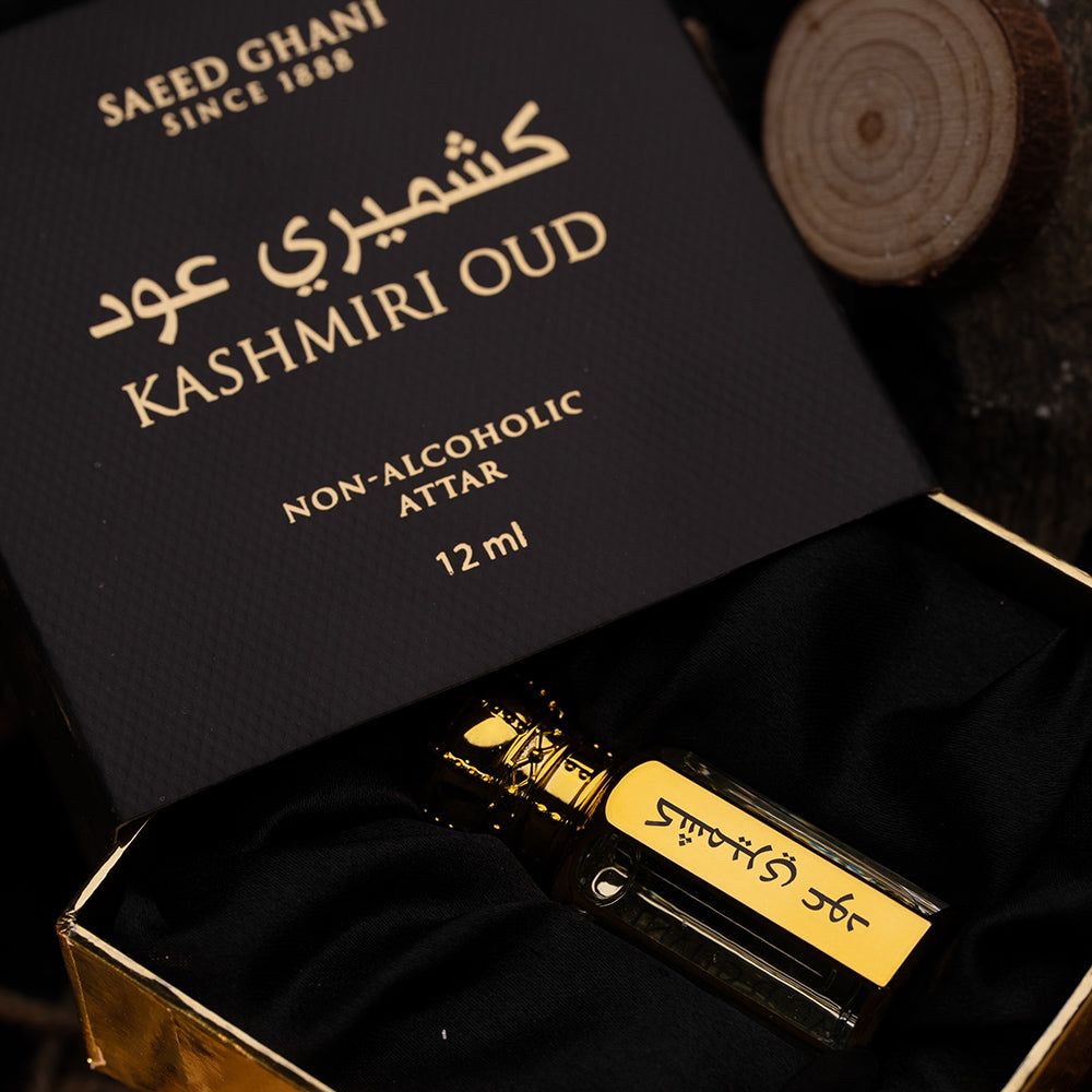 Saeed Ghani - Kashmiri Oud Luxury Attar 12ml - Highfy.pk