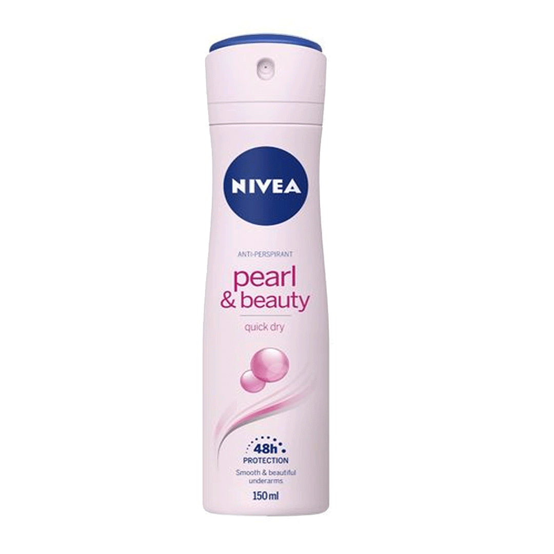 Nivea Deodorant Spray Pearl & Beauty Quick Dry 150Ml - Highfy.pk