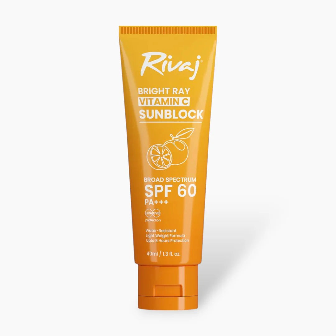 Rivaj - Bright Ray Vitamin C Sunblock SPF 60 PA++ - Highfy.pk