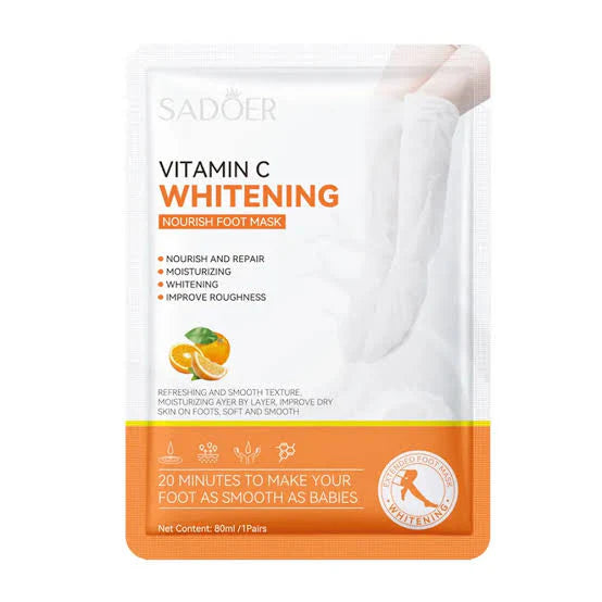 Sadoer Vitamic C Whitening Nourish Foot Mask 80Ml - 1 PC - Highfy.pk