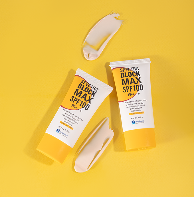 Jenpharm Spectra Block Max Tinted Super Sunblock Cream 40G – Highfy.pk