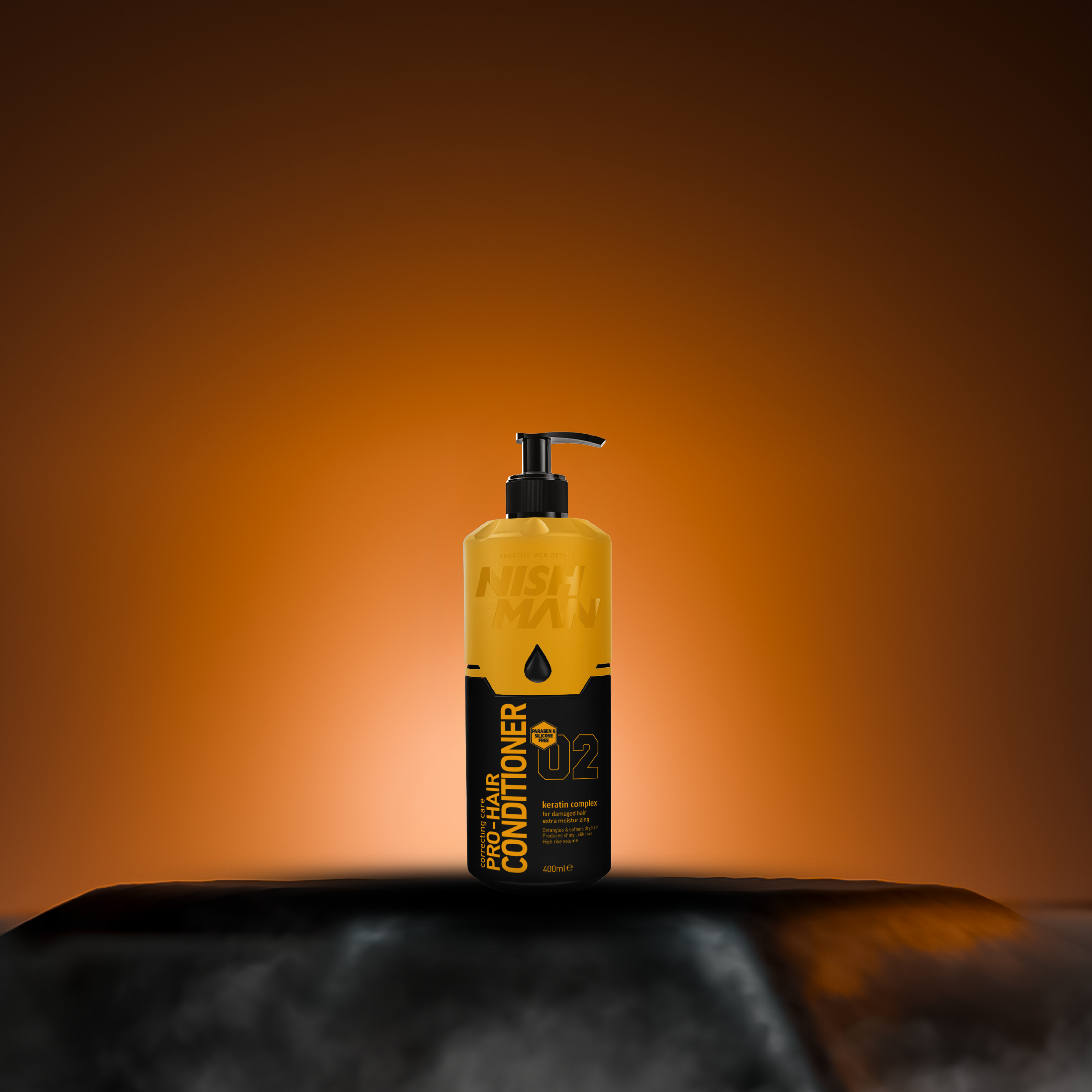 Nishman - Pro-Hair Conditioner Keratin Complex - 400Ml – Highfy.pk