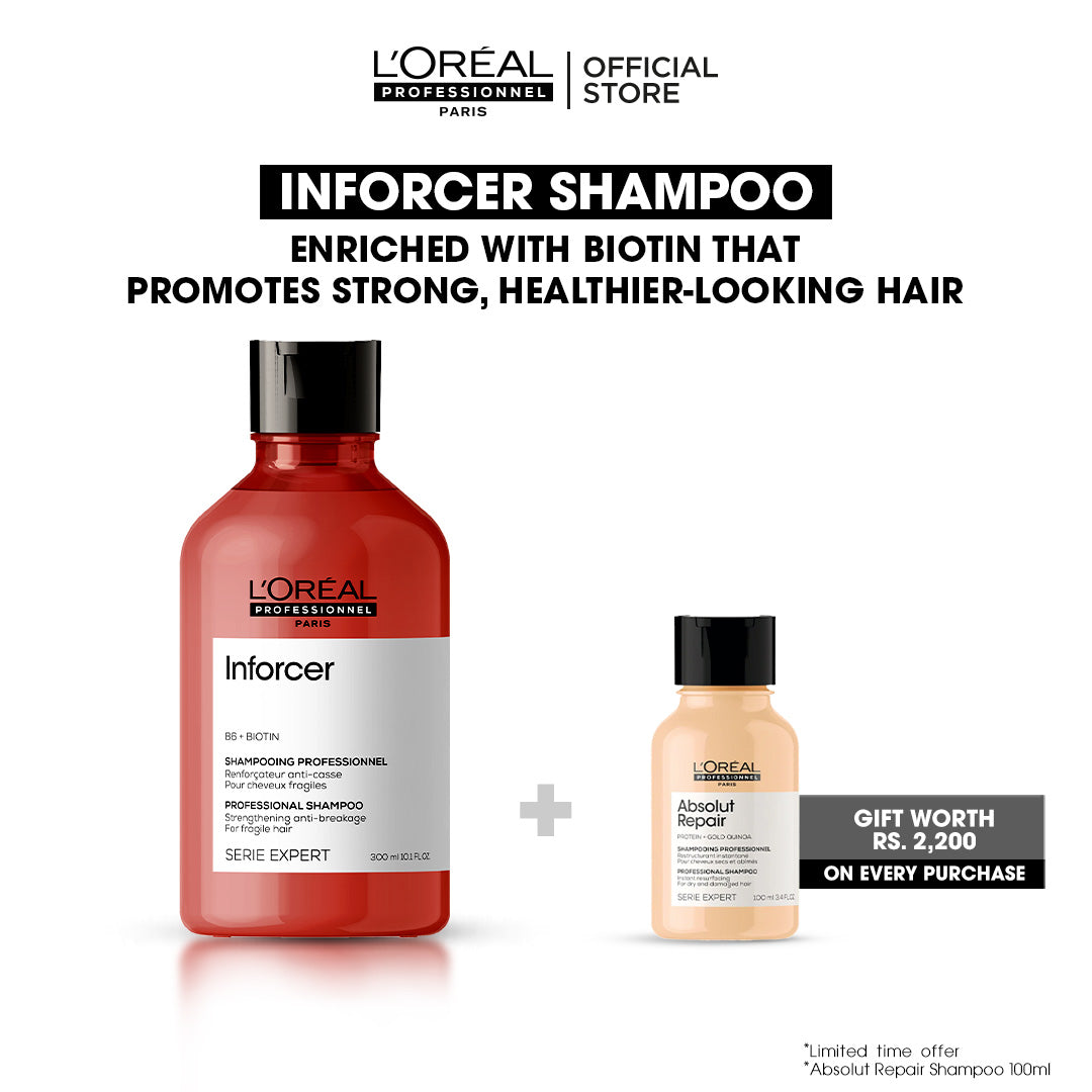 L'Oreal Professional - Serie Expert Inforcer Shampoo 300 ML - For Weak ...