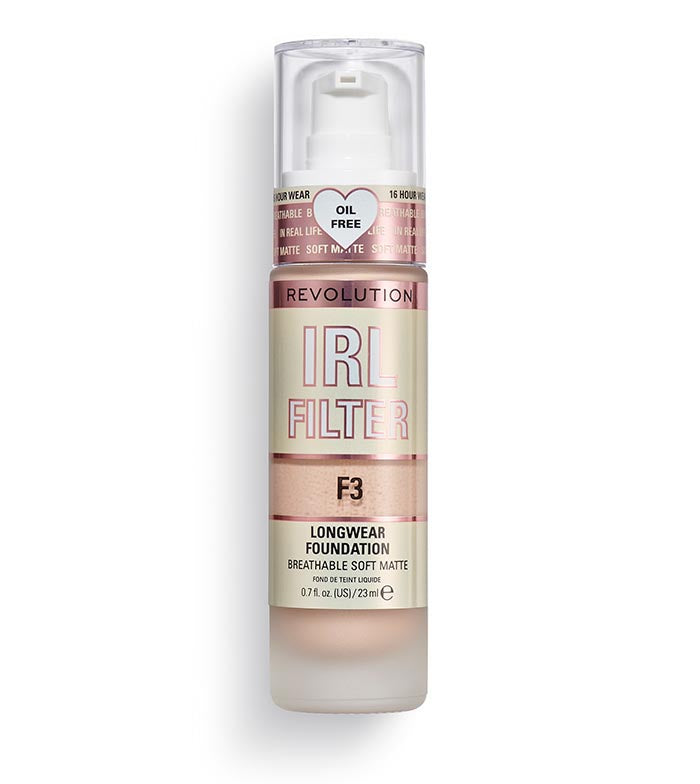 Makeup Revolution IRL Filter Longwear Foundation F3 – Highfy.pk